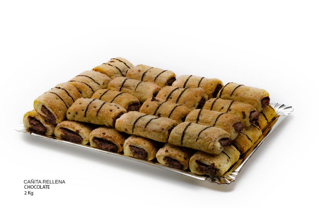 Cañitas Rellenas Chocolate | Productos Caseros de Málaga. Dulces ...